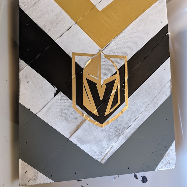 Vegas Golden Knights Glitter Decal - Etsy