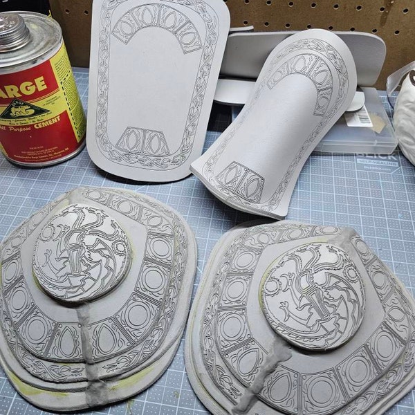 Fantasy Breastplate Armor Pattern - Etsy