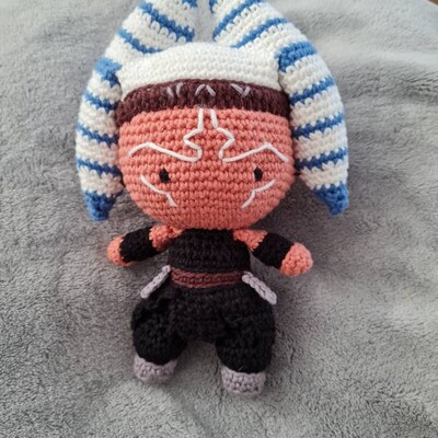 Ahsoka Tano Kid Crochet Pattern Star Wars Amigurumi Toy Crochet Doll ...