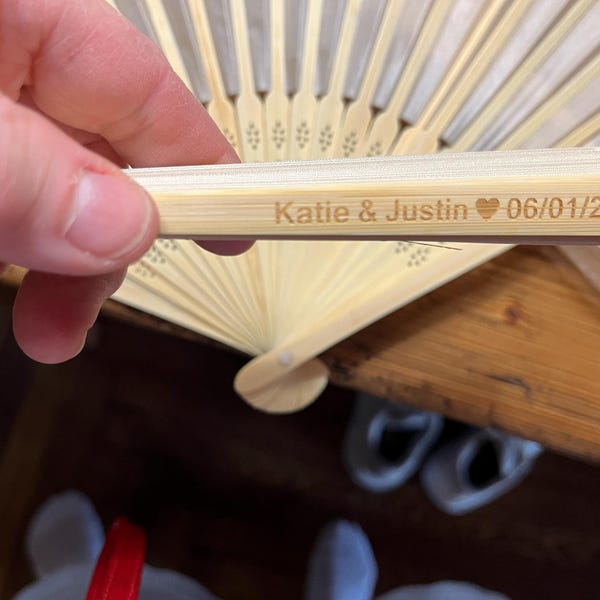 Royal Blue Fans Personalised Silk Fans With Silk Bag, Folding Hand Fan ...