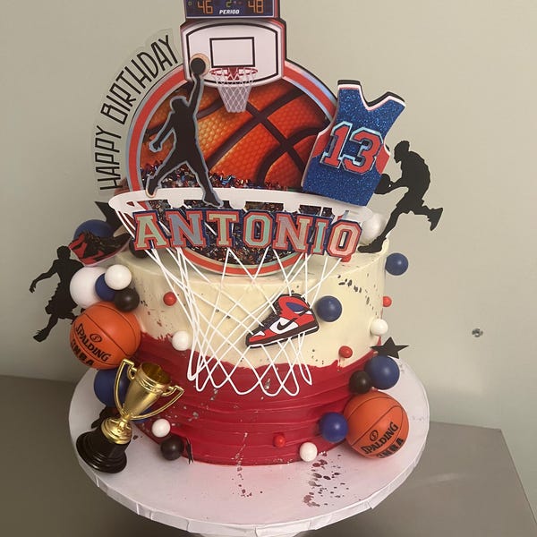 Soccer Cake-topper, Soccer Topper, Soccer Birthday Party, Sport Cake ...