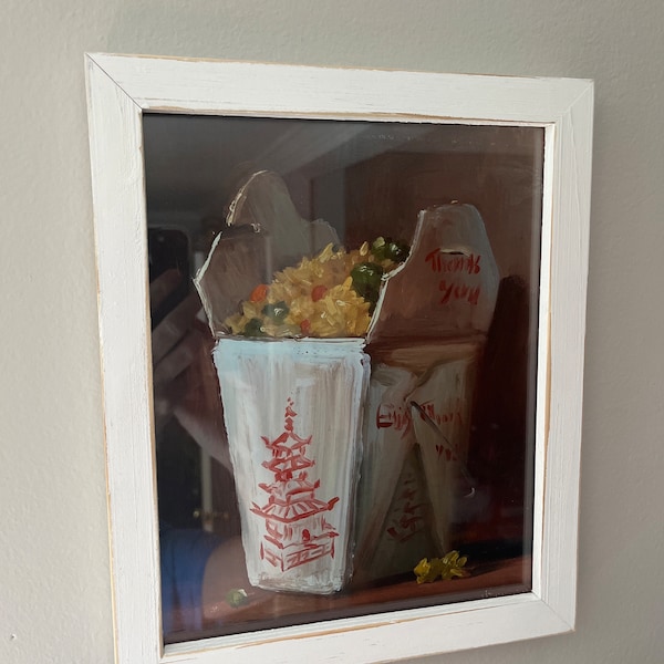 Fried Rice - NOAH VERRIER Original Still Life Oil Painting, Signed Fine ...