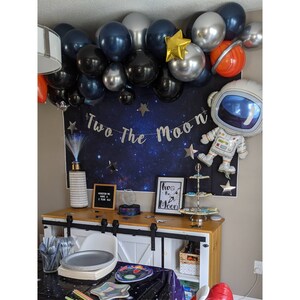 Balloon Arch Balloon Garland DIY Kit GALAXY Space Theme Black | Etsy