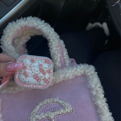 Beautiful Gentle Blue Bow Pearl Keychain Charm Heart-shaped Key Chain ...