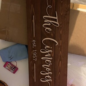 Custom Home Date Sign / Pallet Sign / Rustic Wood Sign / Established ...