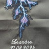 Lightning on a Dark Background Machine Embroidery Design Lightning ...