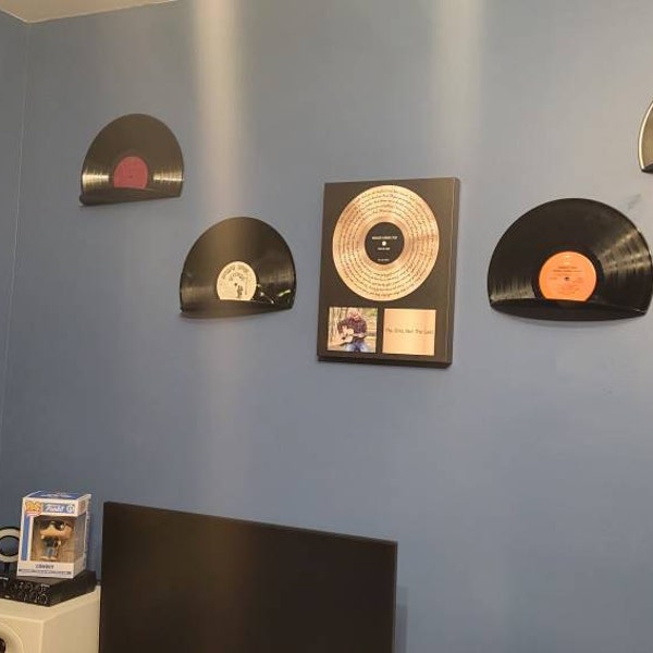BUY 3 GET 1 FREE!! Vinyl Record Shelf!! Retro Vinyl Record Wall Decor ...