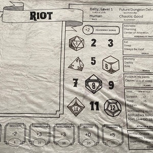 Editable Dnd Cleaning Checklist Game ADHD Cleaning List Printable Kid ...