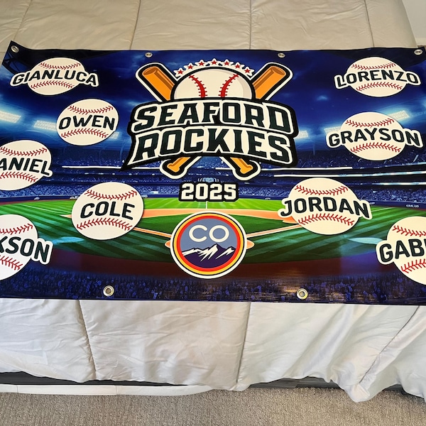 Softball Team Banner | T-ball Team Banner | Little League Team Banner ...