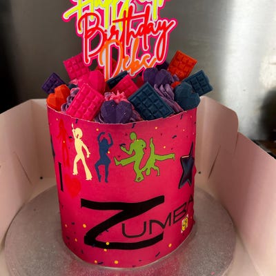 Graffiti Wall Art Wrap Around Edible Cake Topper, ICING Sheet, WAFER ...