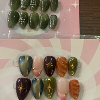 Yellow French Star Hand Painted Nails / Hand Painted Nail /custom Press ...