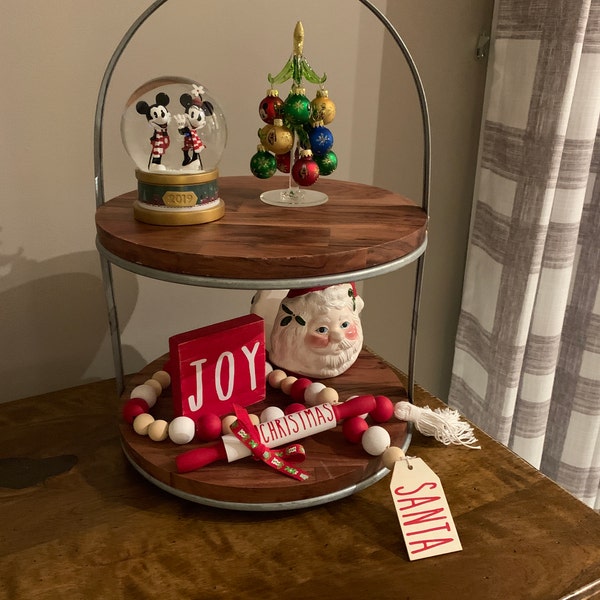 Christmas Decor Bundle, Set of 3, Christmas Tiered Tray, Christmas ...