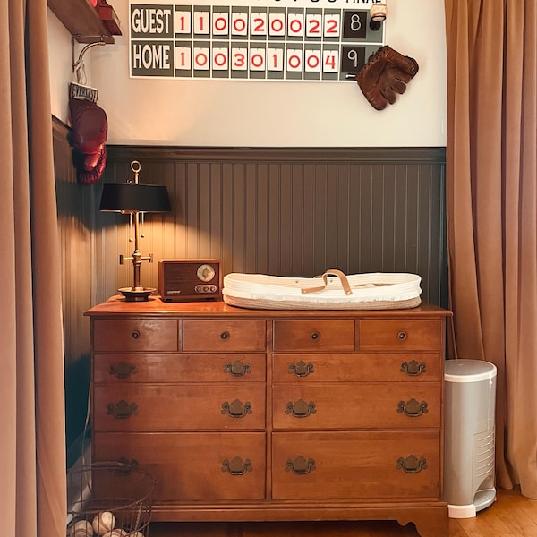 Real Wood Vintage Style Baseball Scoreboard - Etsy