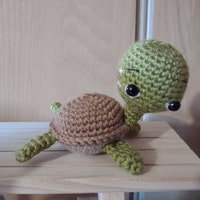 PATTERN: Shell the Baby Sea Turtle - Amigurumi Sea Turtle Pattern ...