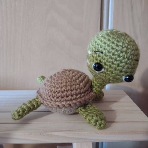 PATTERN: Shell the Baby Sea Turtle Amigurumi Sea Turtle Pattern ...