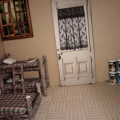 Miniature Massive Oak Door Wood Look Paper Faux Prop Door With - Etsy