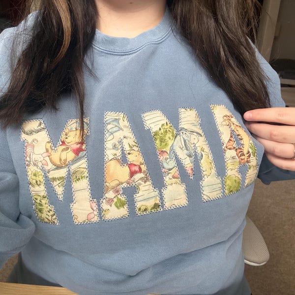 Custom State Quilted Embroidery Sweatshirt || Quilted Sweatshirt ...