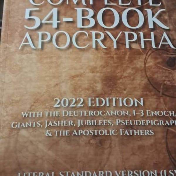 The Complete 54-book Apocrypha - Etsy