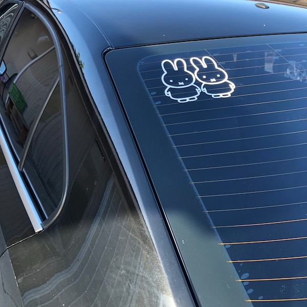 Kawaii Bunny Miffy Decal - Etsy