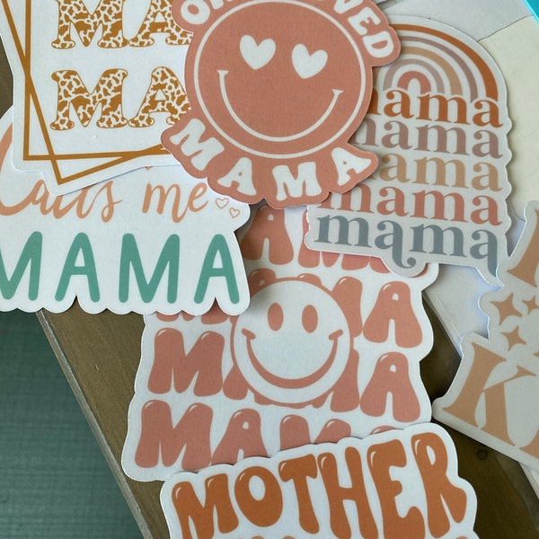 20 Boho Mama Stickers Svg Bundle, Mom Quotes Svg, Printable Stickers ...