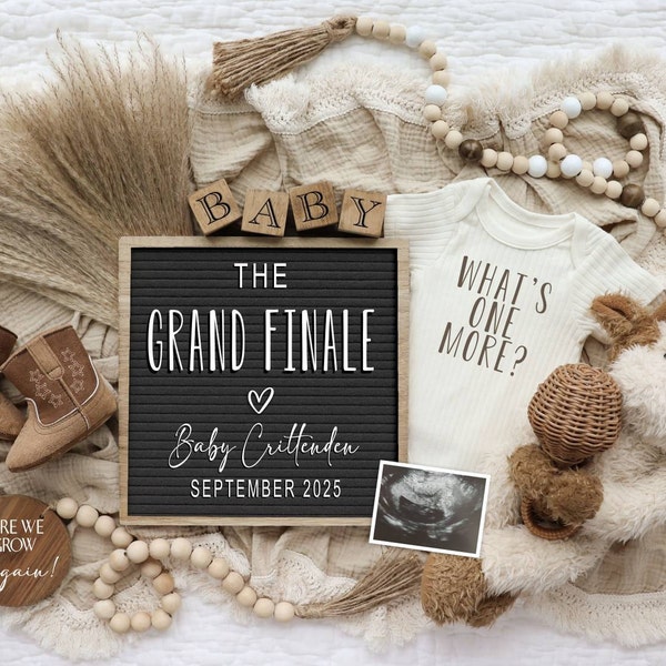 Neutral Fall Pregnancy Announcement Digital, Autumn Baby Announce ...