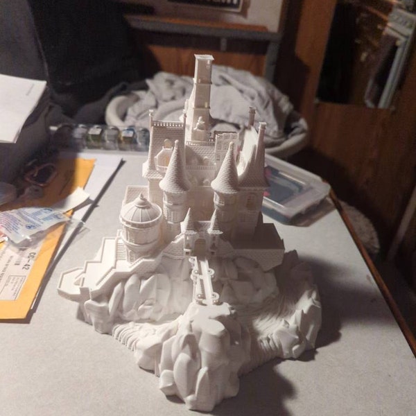 Miniature Beast Castle N (1/160) Scale House Beauty! - Etsy