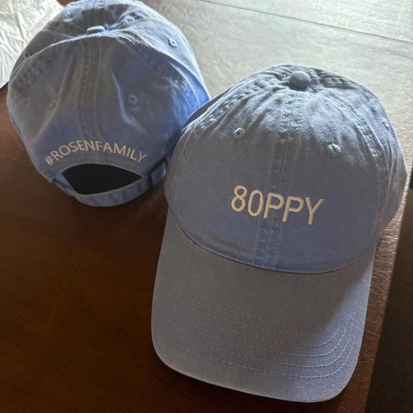 Add Name or Text to Back or Side of Baseball Cap,back of Hat Embroidery ...
