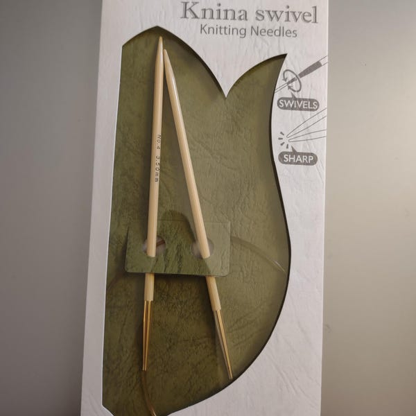 Tulip Knina Swivel Bamboo Circular Knitting Needles 24" 60cm Cord - Etsy