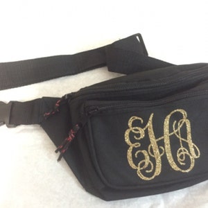 Monogrammed Neon Fanny Pack. Great for Sorority, Big/little, Vacations ...