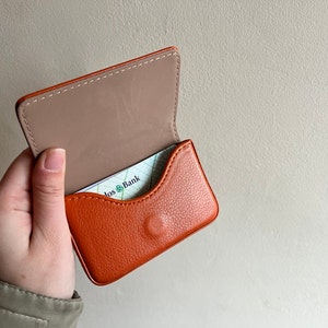 Slim Fine Leather Card Holder, Our Complete Range of Colours, Real ...