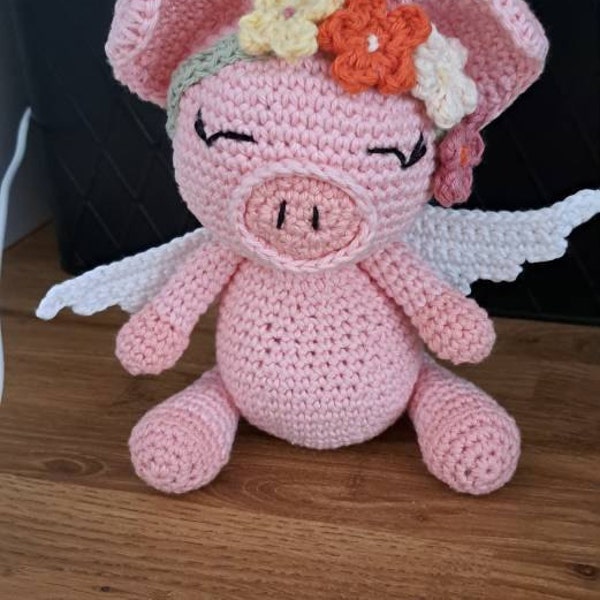 Amigurumi Crochet Pattern - Pippa the Pig Angel (ENGLISH ONLY) - Etsy