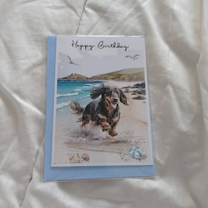 Golden Retriever Dog happy Birthday Card 6 X 4 With Envelope Blank ...
