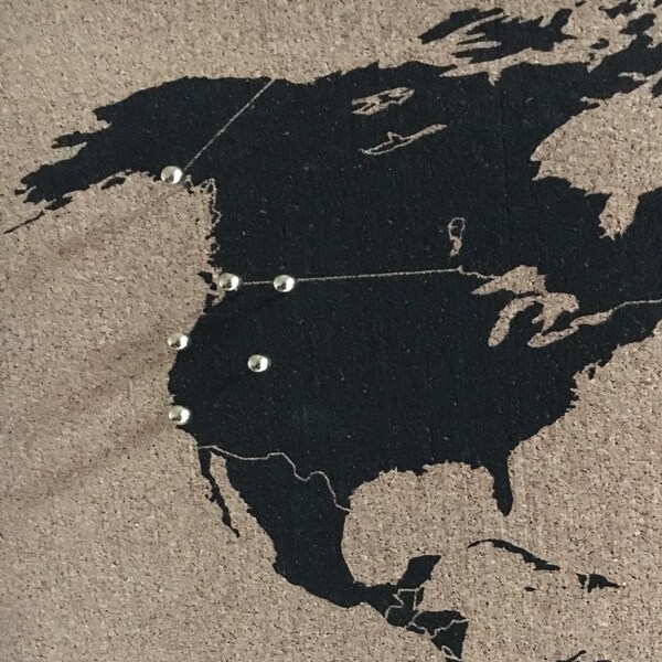 Gold Map Push Pins | Map Push Pins for Your Favorite Locations! | GOLD ...