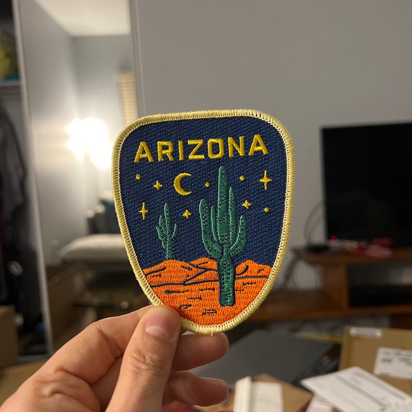 Arizona Embroidered Patch - Etsy