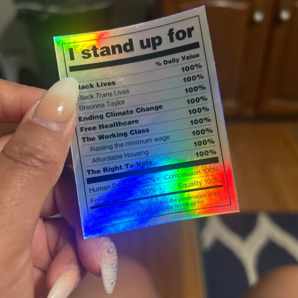 I Stand For...sticker / Social Justice Sticker / Protest Sticker ...