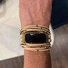 Garmin Venu Watch Band Snake Skin Gold Chain Bracelet for Garmin Venu ...
