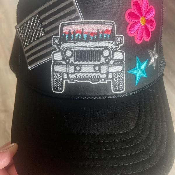 Jeep Patch Trucker Hat - Etsy