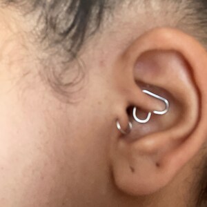 Hoop Earring.huggie Earring.conch Hoop.piercing.nose.helix Hoop ...