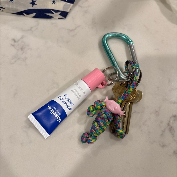 Vaseline Lip Therapy Advanced Healing Customizable Keychain 3d-printed ...