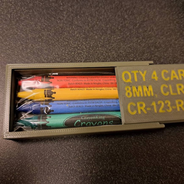 Tactical Crayon Case - Etsy