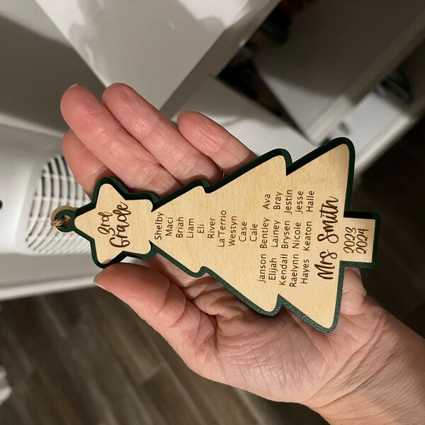 Baby's First Christmas Ornament Baby Shower Gift Stats Name Tag ...