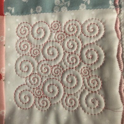 Swirl Quilt Block Embroidery Design. Quilt Block Pattern. Quilting ...