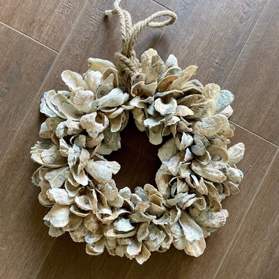 Oyster Shell Large 18 X 18 Wreath - Etsy
