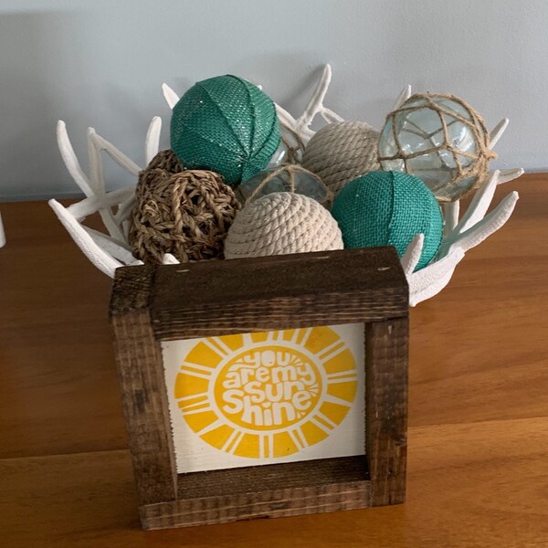 You Are My Sunshine Mini Sign | Framed Wood Sign | Tiered Tray Sign ...