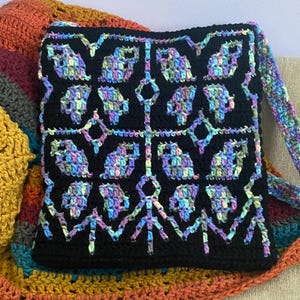 Regina Mosaic Crochet Pattern Chart by Sixel Design Stained Glass ...