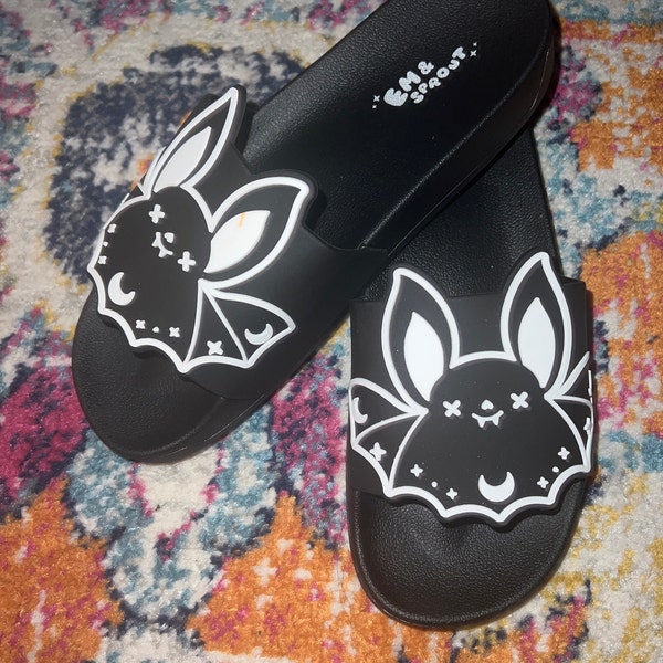 Bat Slides - Women's Sizes 6-11 - Etsy