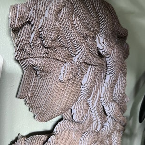 Sliced Woman Torso Cardboard Sculpture, DIY Papercraft, 3D Paper ...