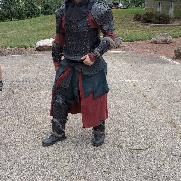 Larp Viking Armor. Leather Armor for a Celtic, Barbarian, Pagan or ...
