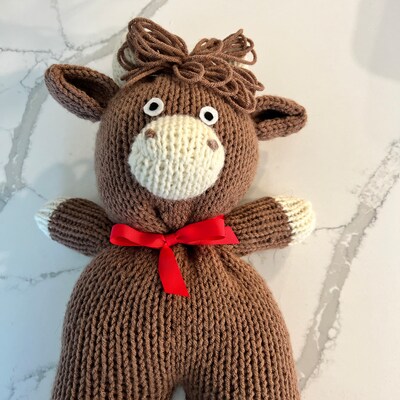 Highland Cow Knitting Machine Pattern PDF ONLY Addi Sentro - Etsy