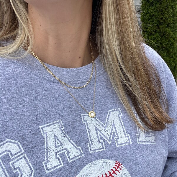 Baseball Sweatshirt, Baseball Game Day Sweatshirt Women, Long Sleeve ...